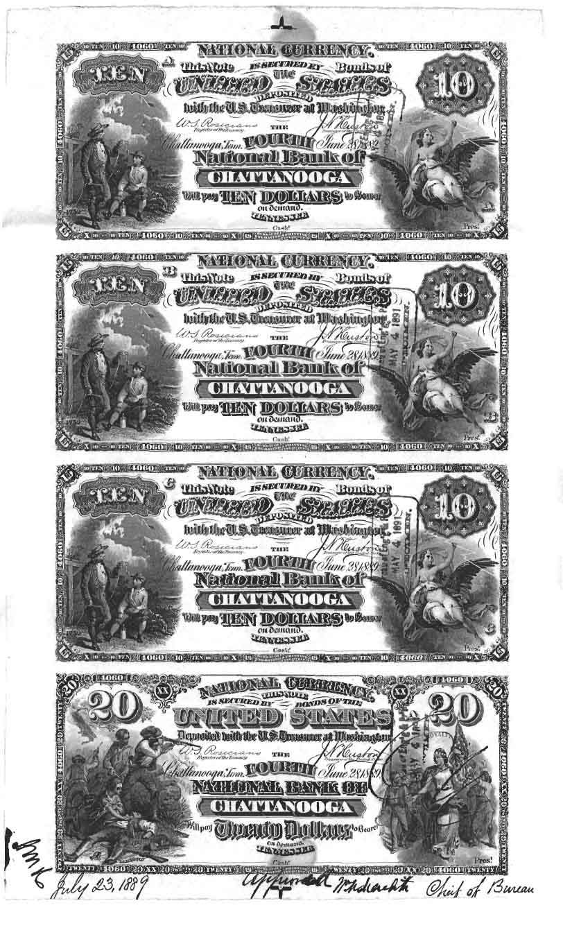 Fourth - National Bank Notes